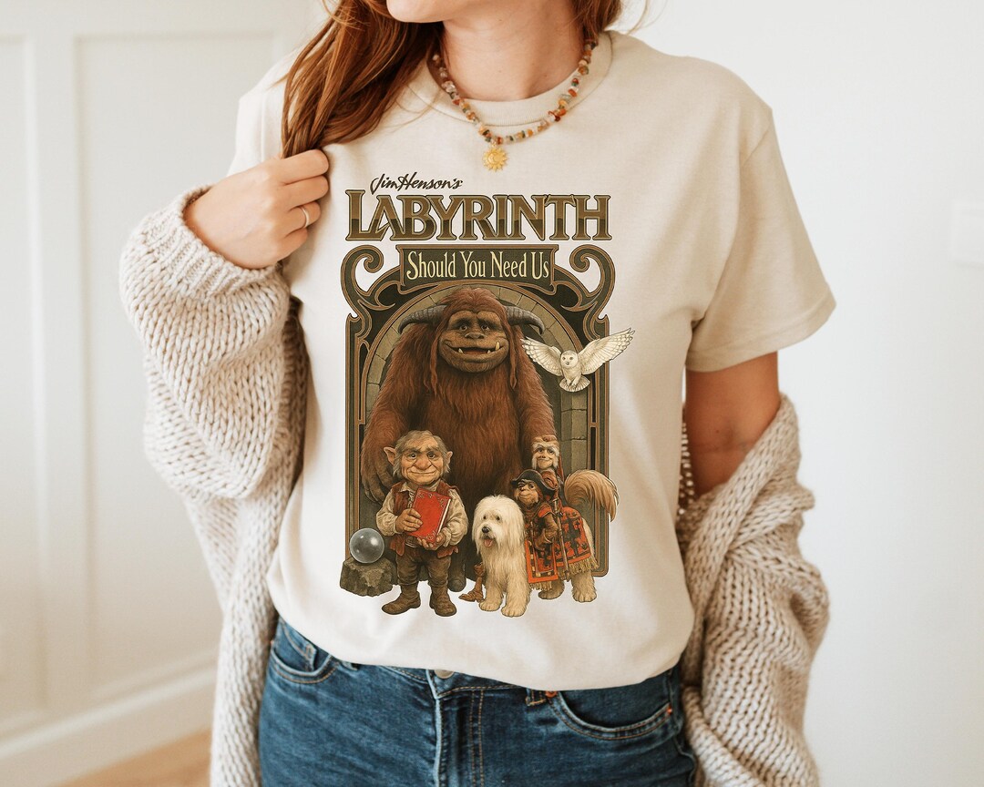 Labyrinth Should You Need Us Vintage T Shirt, Movie 90's Unisex Shirt ...
