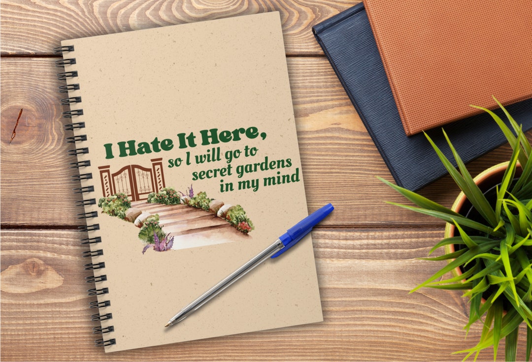 I Hate It Here, Mental Health, Taylor Swift Notebook, Spiral Book, Ttpd ...