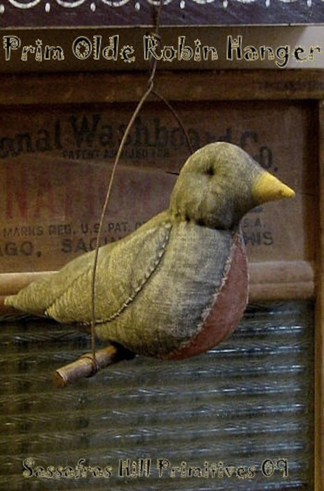 PDF E Pattern INSTANT DOWNLOAD Prim Robin Hanger - Etsy