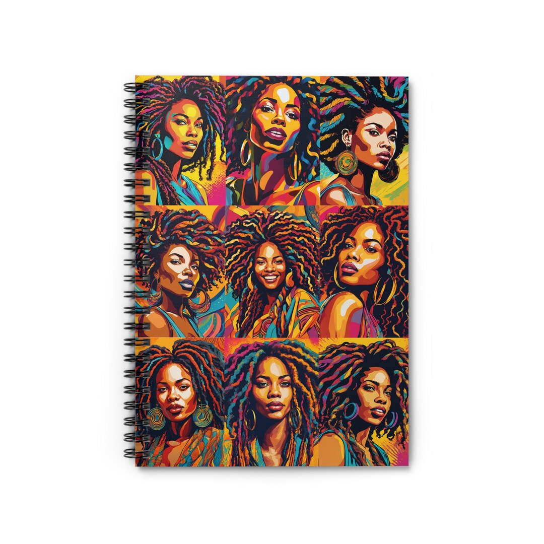 Vibrant African American Women Spiral Notebook – Ethnic Art Journal - Etsy
