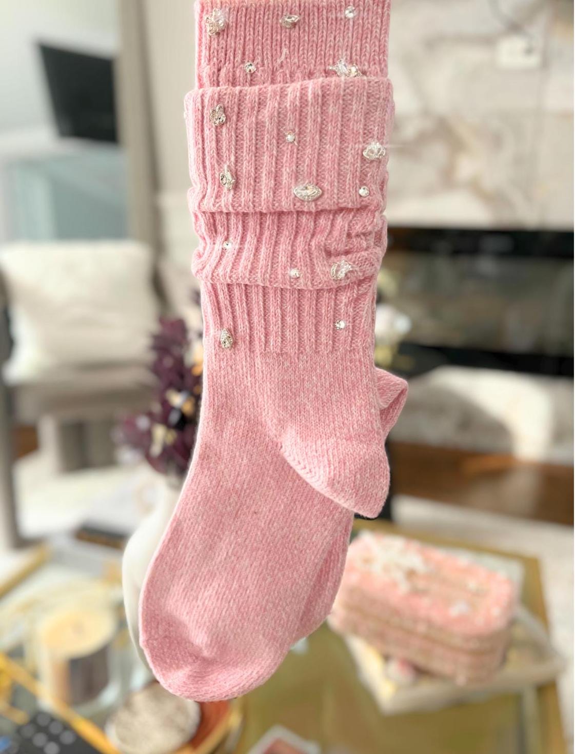 Custom Bedazzled Slouch Socks – Your Style, Your Sparkle! - Etsy