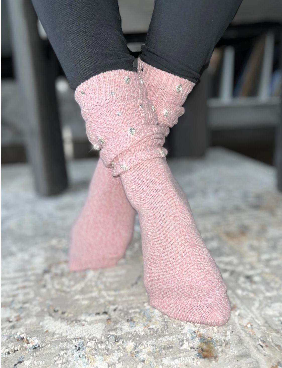 Custom Bedazzled Slouch Socks – Your Style, Your Sparkle! - Etsy
