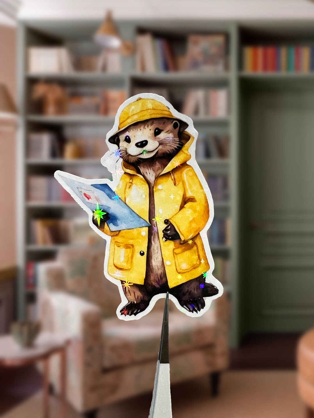 Crescent City Otter Postal Service Holographic Waterproof Kindle ...