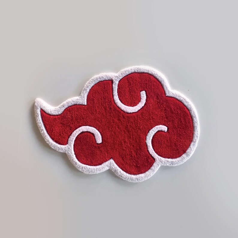 Akatsuki Cloud Rug, Naruto Rug, Anime Rug, Custom Rug, Handmade Rug, - Etsy