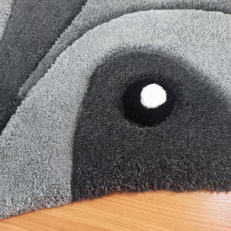 Raccoon Rug, Hand Tufted Rug - Etsy