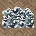Japanese Wave Rug: Hand-tufted Wool & Acrylic Ocean Blue Rug - Etsy