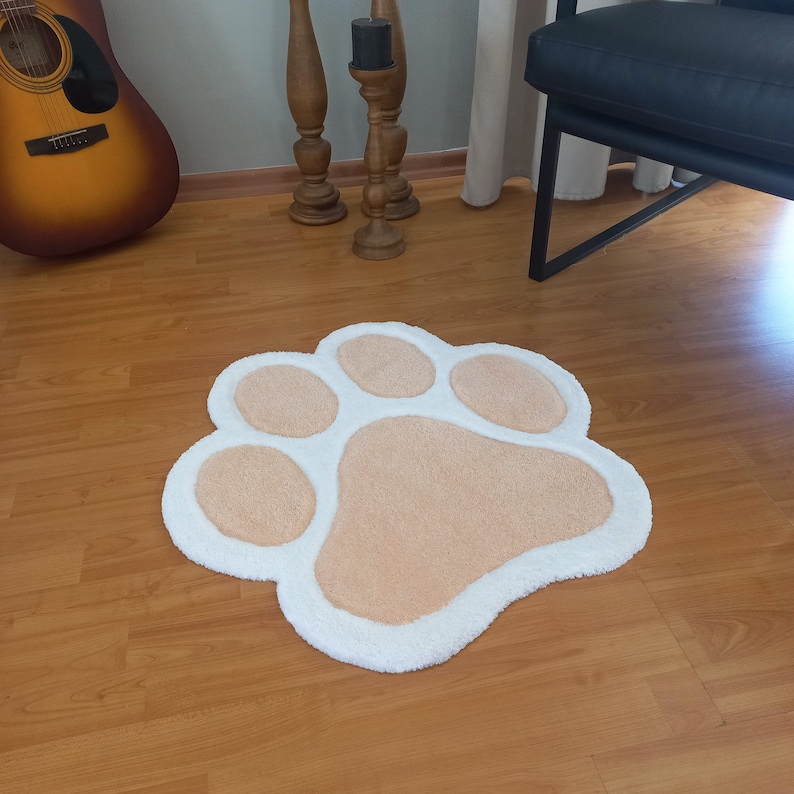 Paw Rug, Pet Paw Rug, Rug for Pets - Etsy