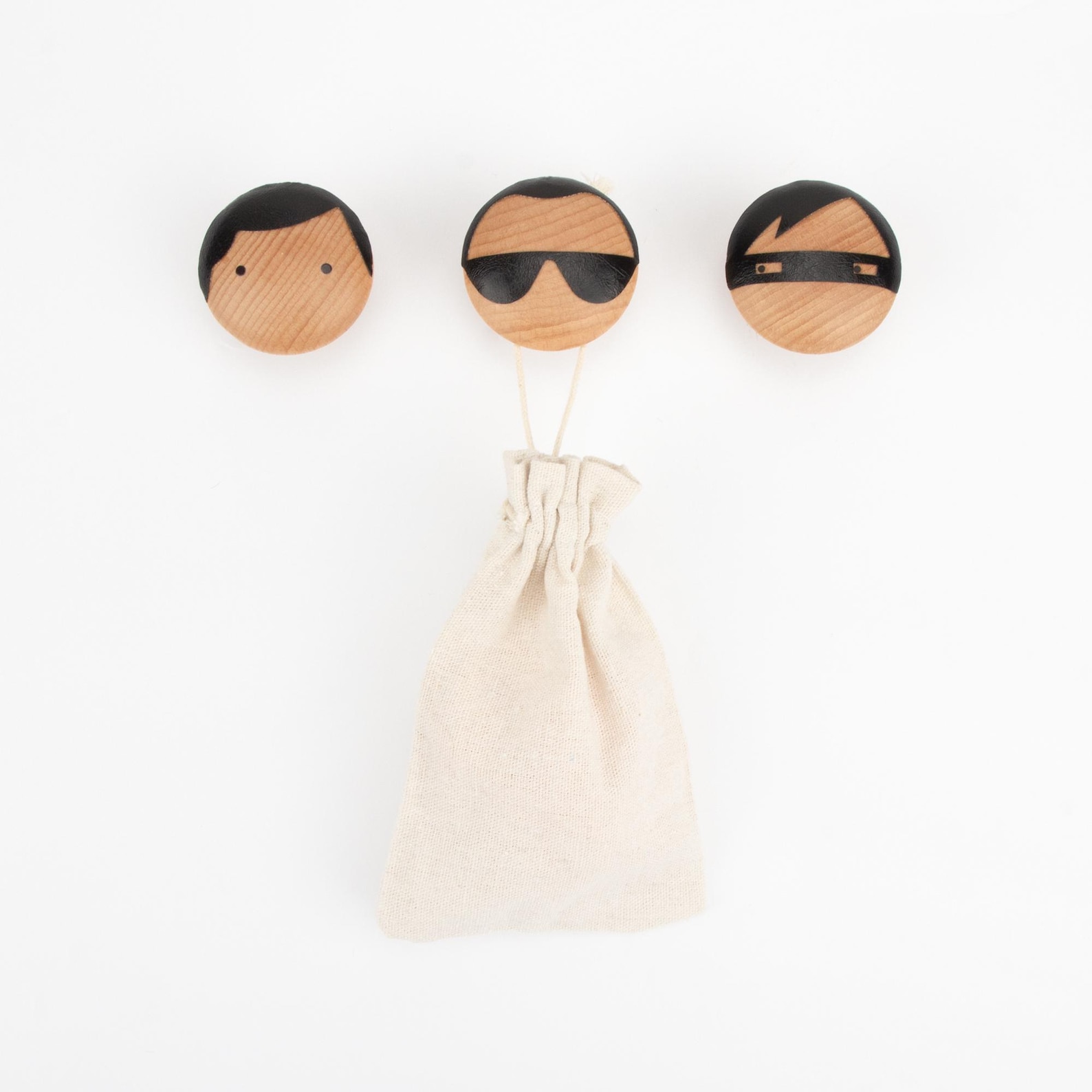 Personalized Funny Face Wall Hook Set,decorative Wall Coat Hook ...