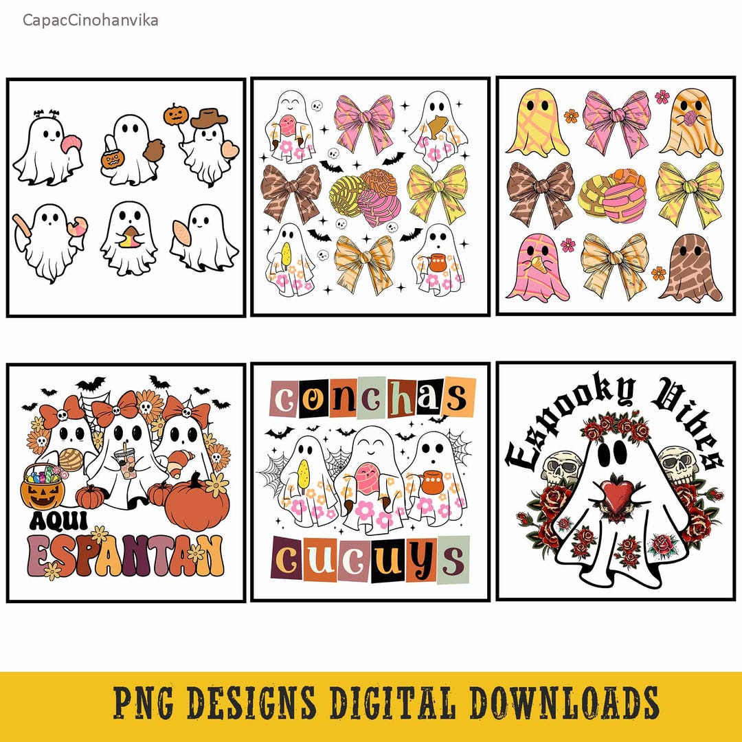 6 Pngs Mexican Ghost, Creepy Conchita Era Png, Conchas and Cucuys Png ...