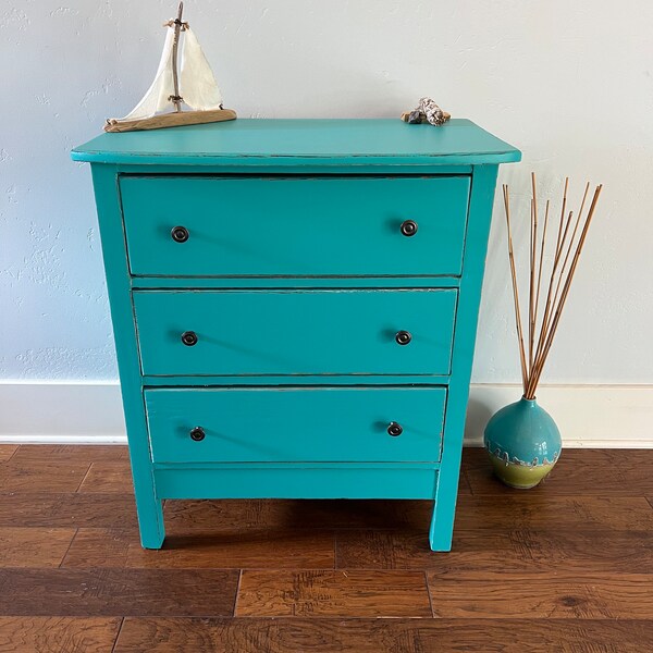 Painted Furniture Turquoise - Etsy