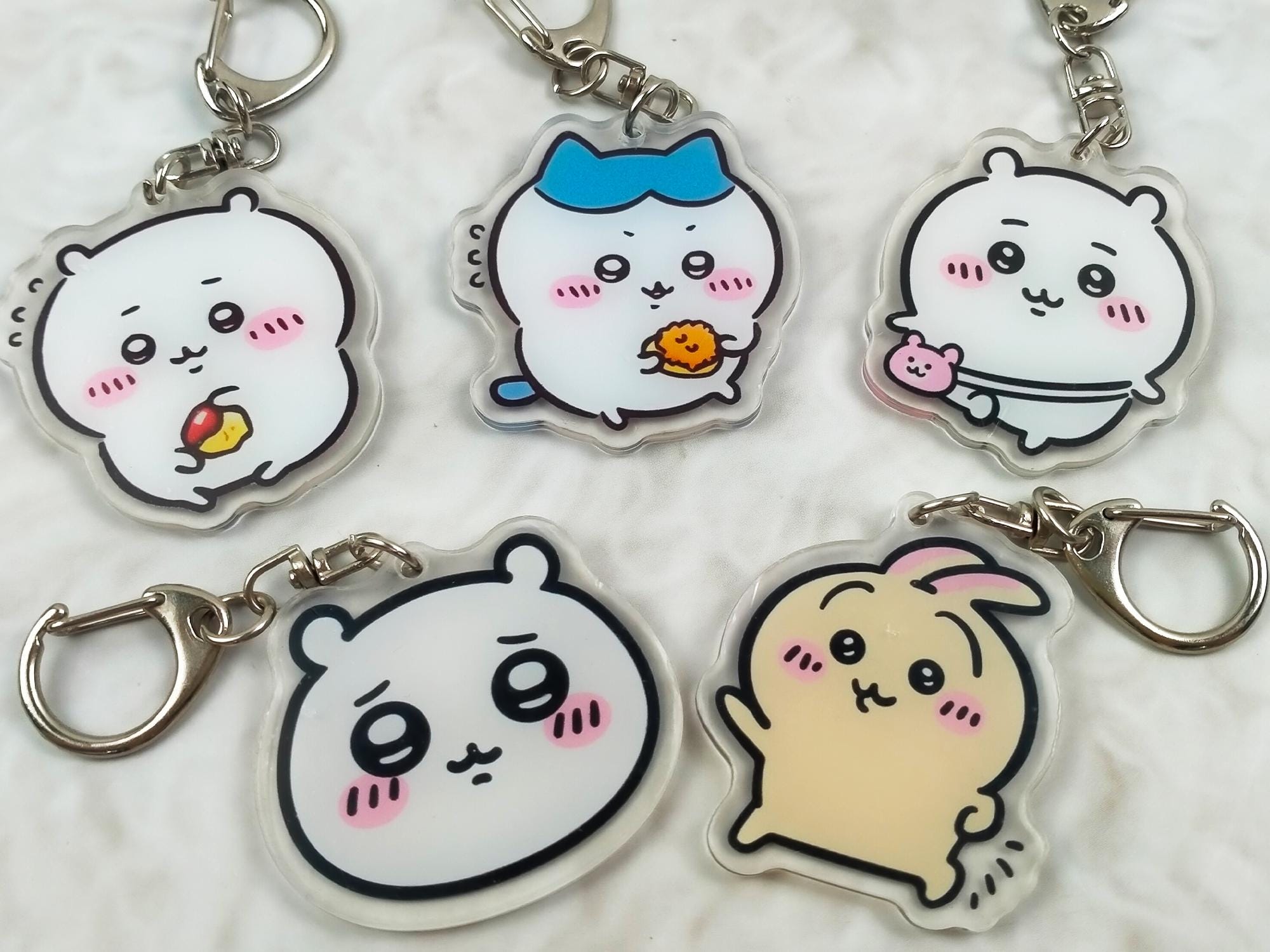 Acrylic Chiikawa Key Charm-cute Chiikawa Bag Charm-couple Pendant Big ...