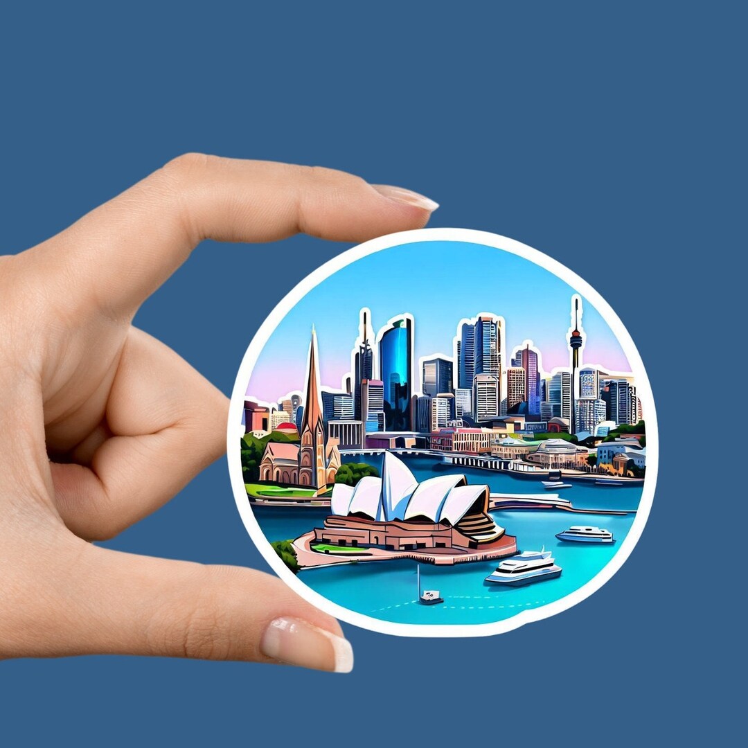 Sydney Sticker: I Australian Landmark Decal | Sydney Vinyl Sticker ...