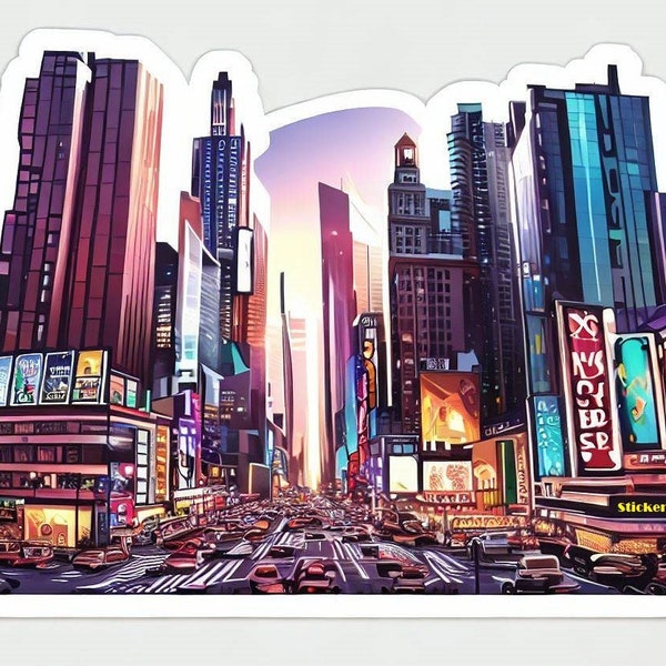 Nyc Skyline Decal - Etsy