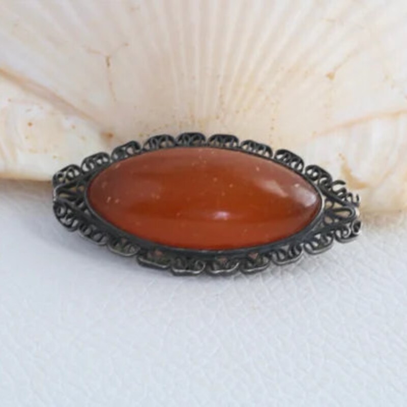 Amber Pin - Etsy