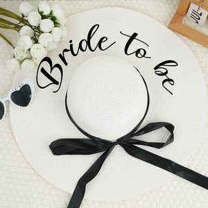 Custom Bride Sun Hat: Personalized Honeymoon Beach Hat - Etsy
