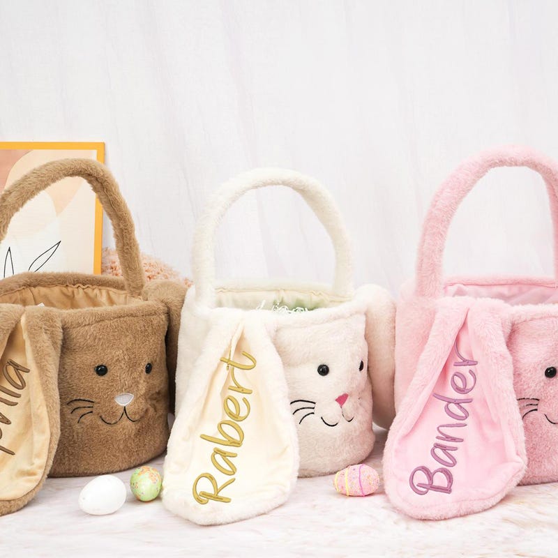 Easter Bunny Basket - Etsy