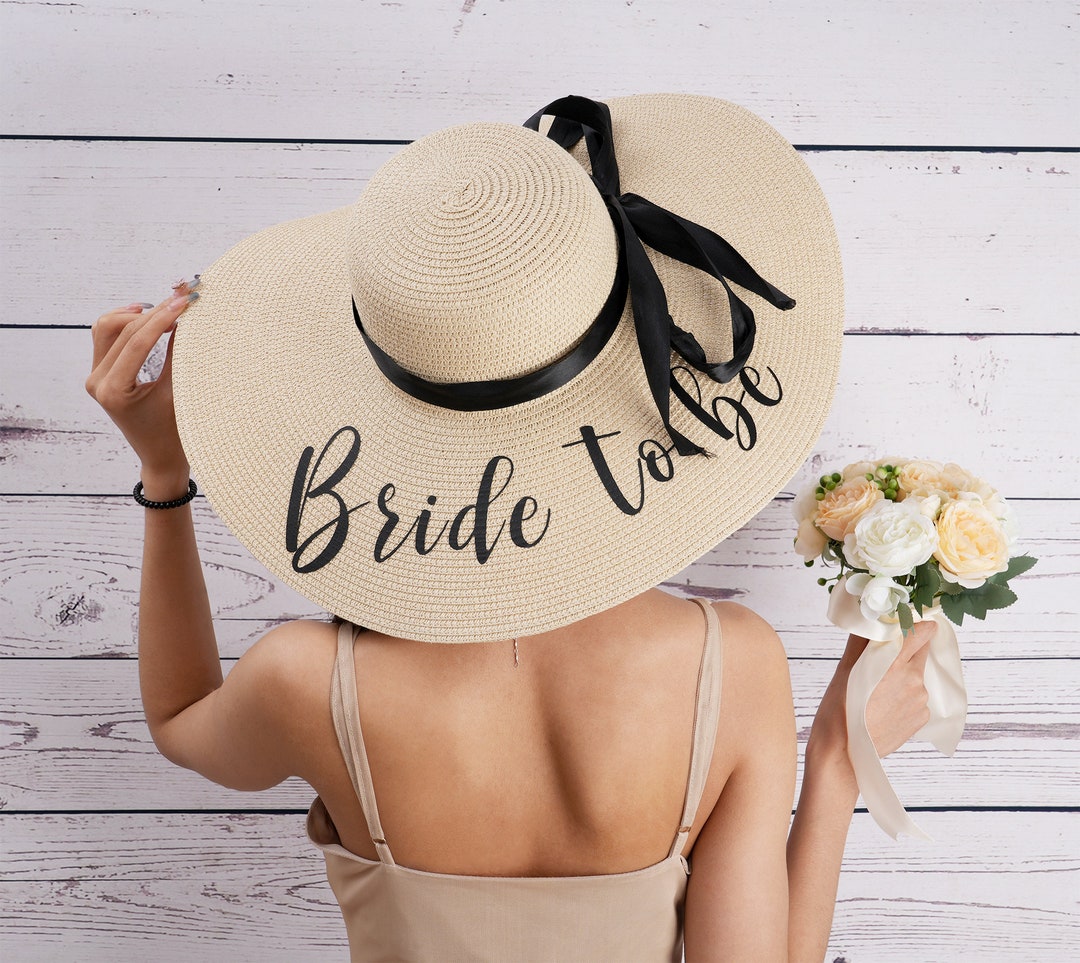Custom Bride Sun Hat: Personalized Honeymoon Beach Hat - Etsy