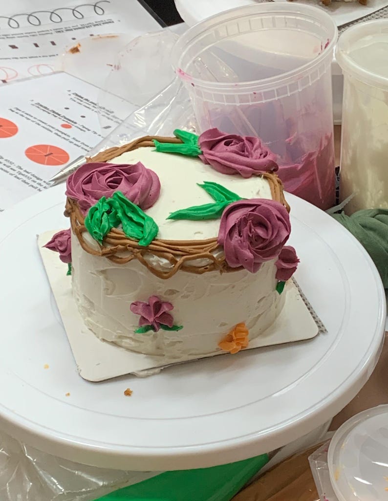 Cake Piping Practice Sheets | Buttercream Piping Templates | Instant ...