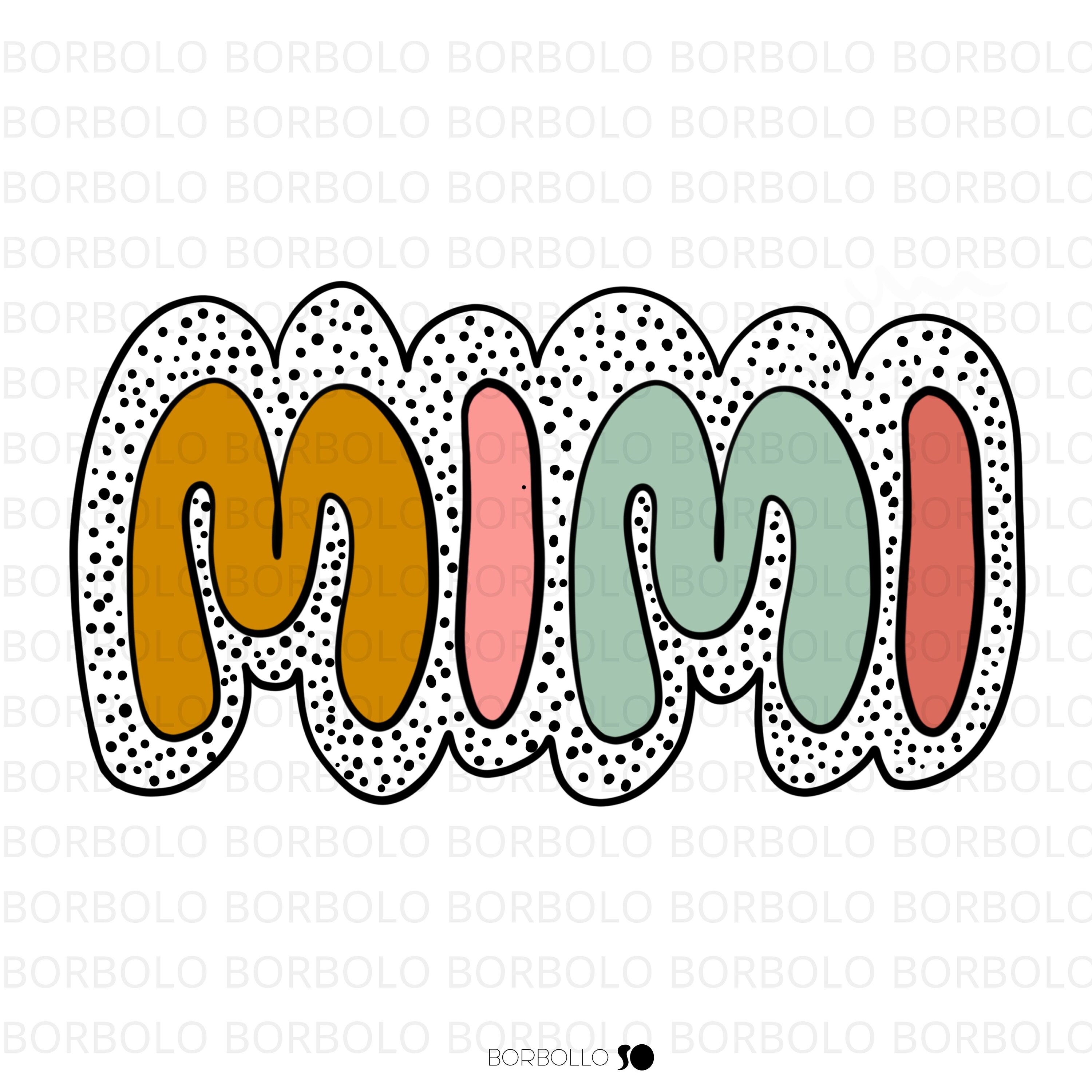 Mimi PNG, Mimi Doodle, Dalmatian Dots, Digital File, Sublimation ...
