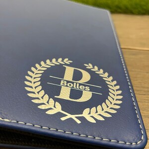 Leather Binder, Binder, Personalized Binder, Leather, 3-ring Binder ...