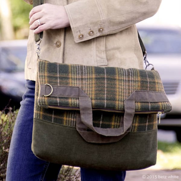 Fold Over Tote Bag - Etsy