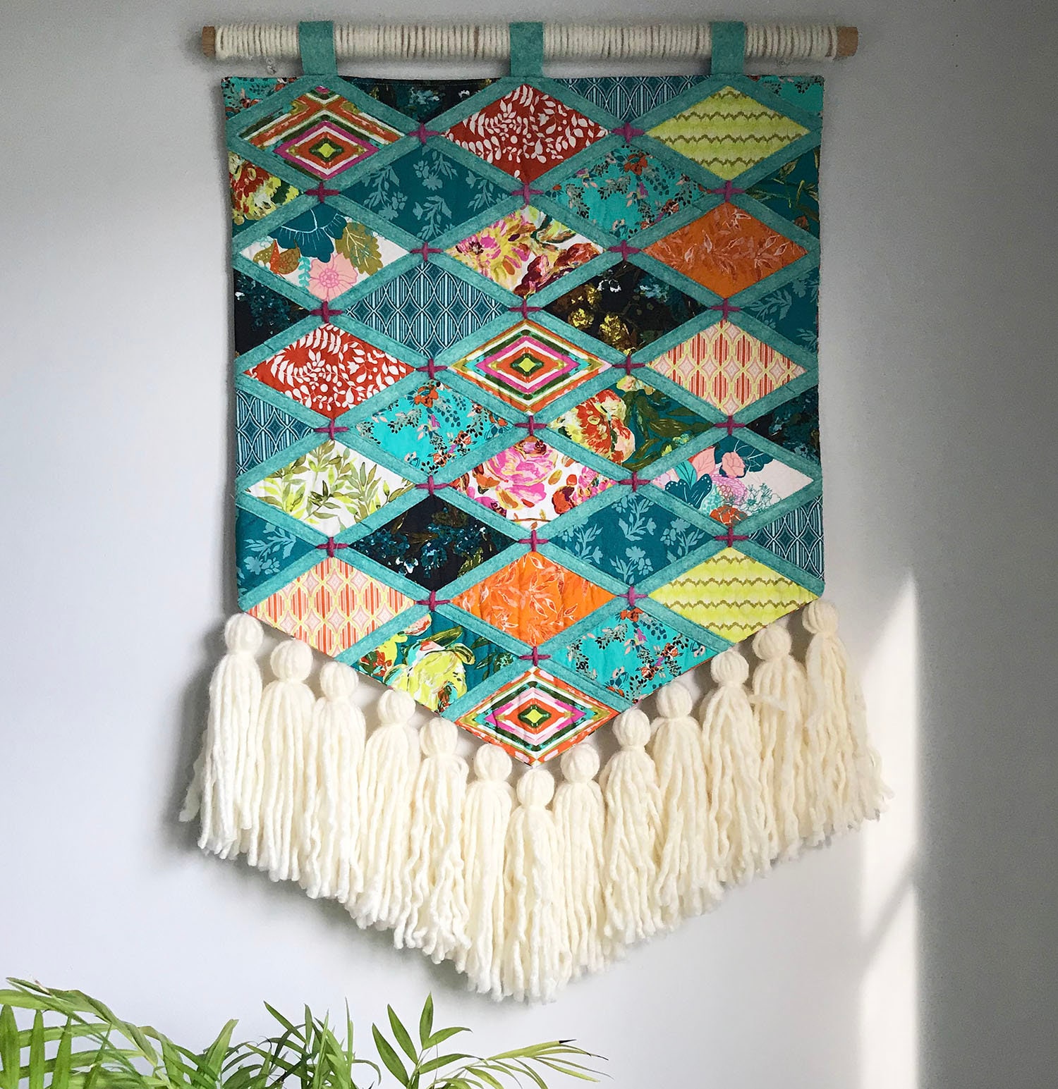Boho Patchwork Wall Hanging PDF Pattern - Etsy Australia
