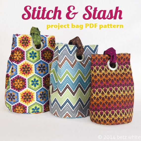 Stitch & Stash Bag PDF Sewing Pattern | Etsy