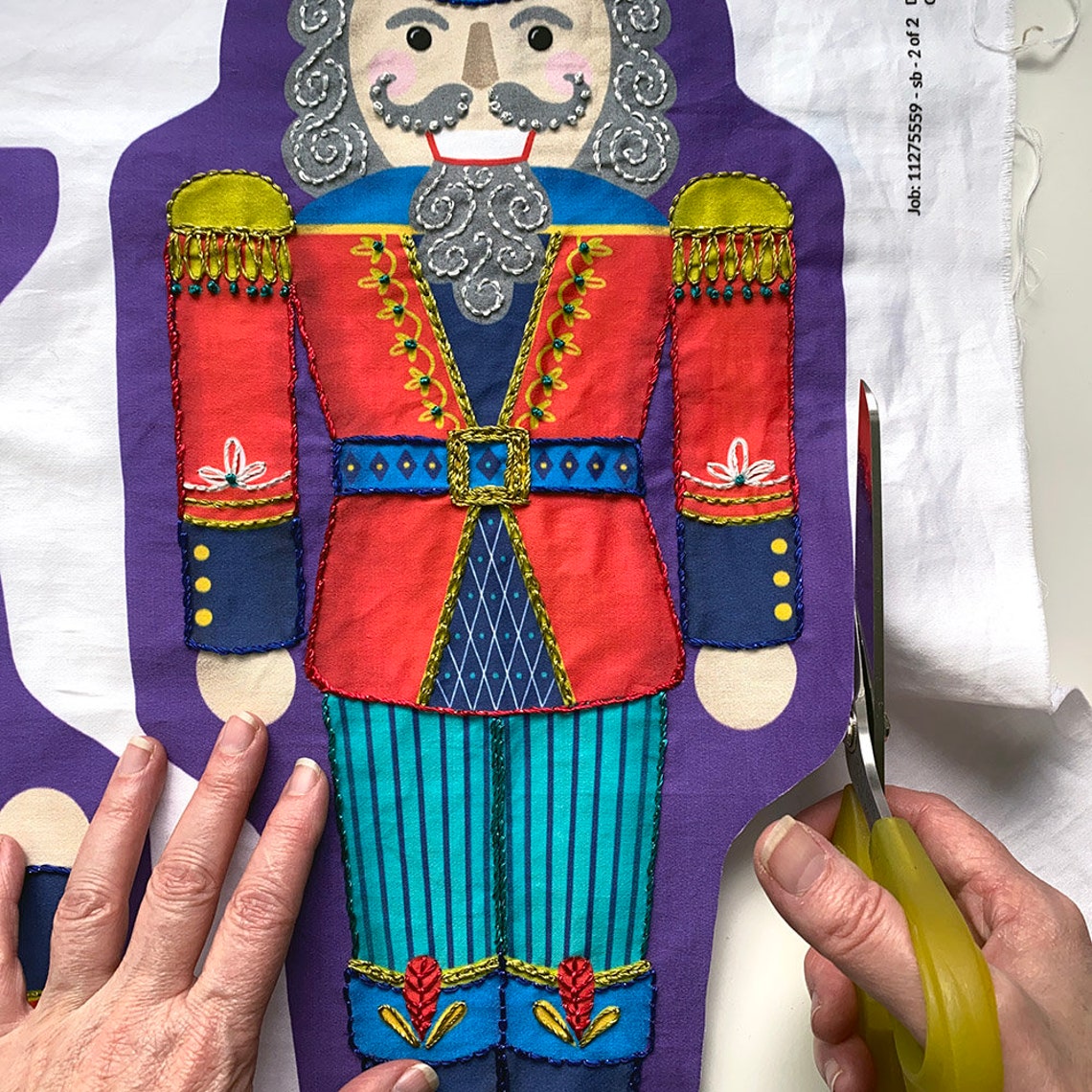 Nutcracker Doll Cut And Sew Panel Etsy