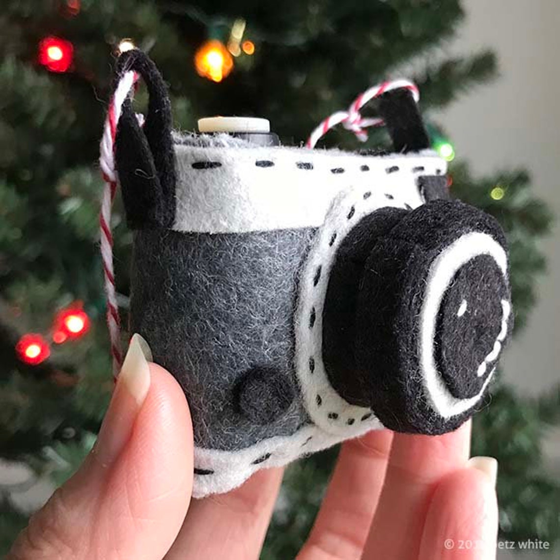 Say Cheese! Camera Felt Ornament PDF PATTERN - Etsy