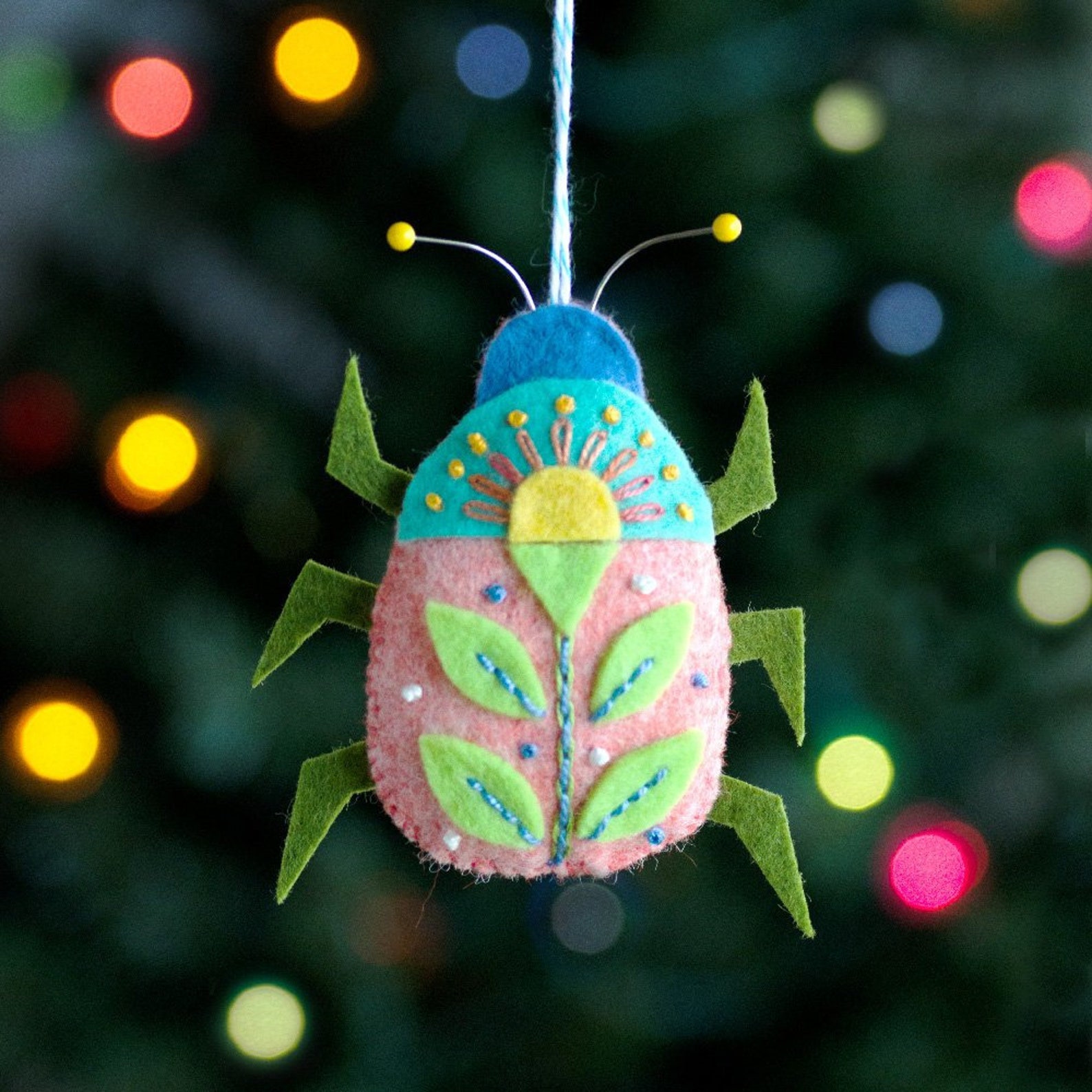Beetle Bug Felt Ornament PDF PATTERN - Etsy