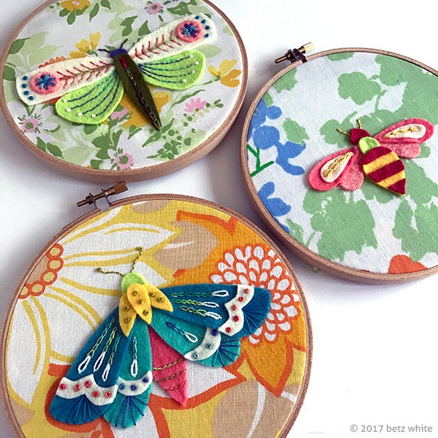 Summer Flies by Banner Embroidery PDF Pattern - Etsy