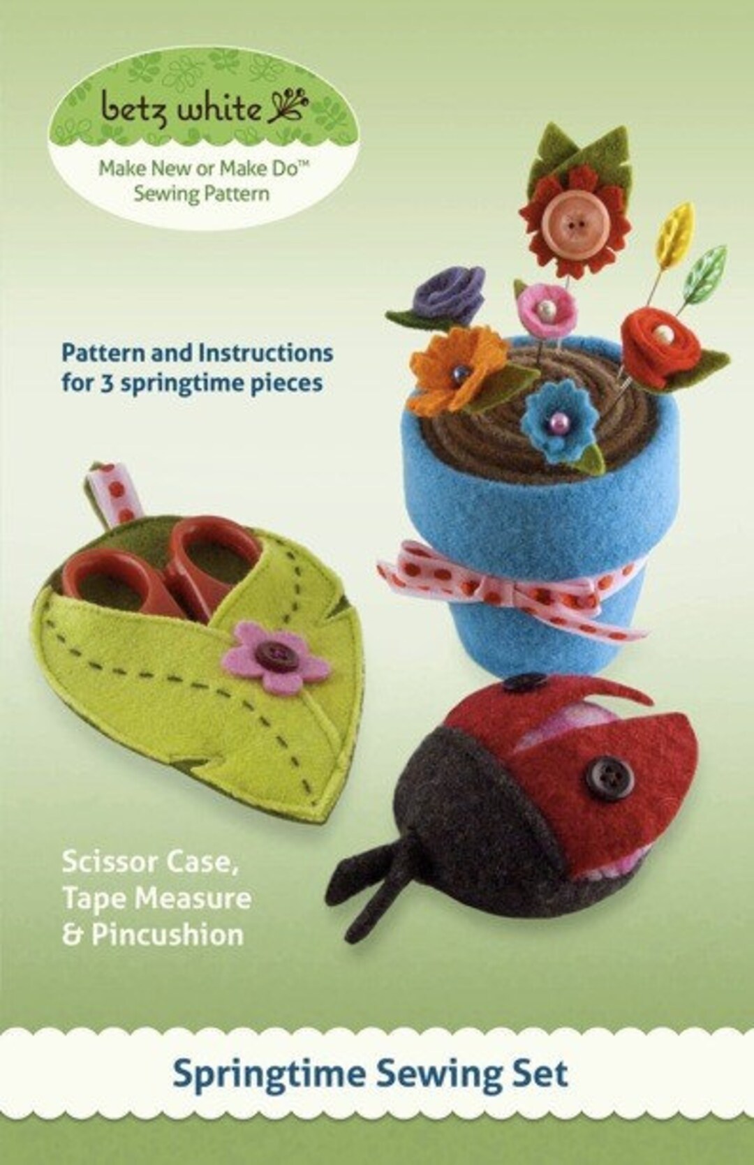 Springtime Sewing Set - PDF PATTERN - Etsy