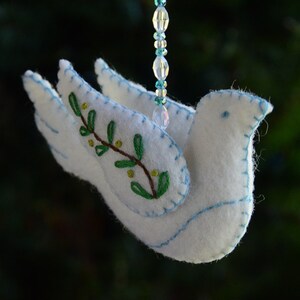 Peace Dove Felt Ornament PDF PATTERN - Etsy