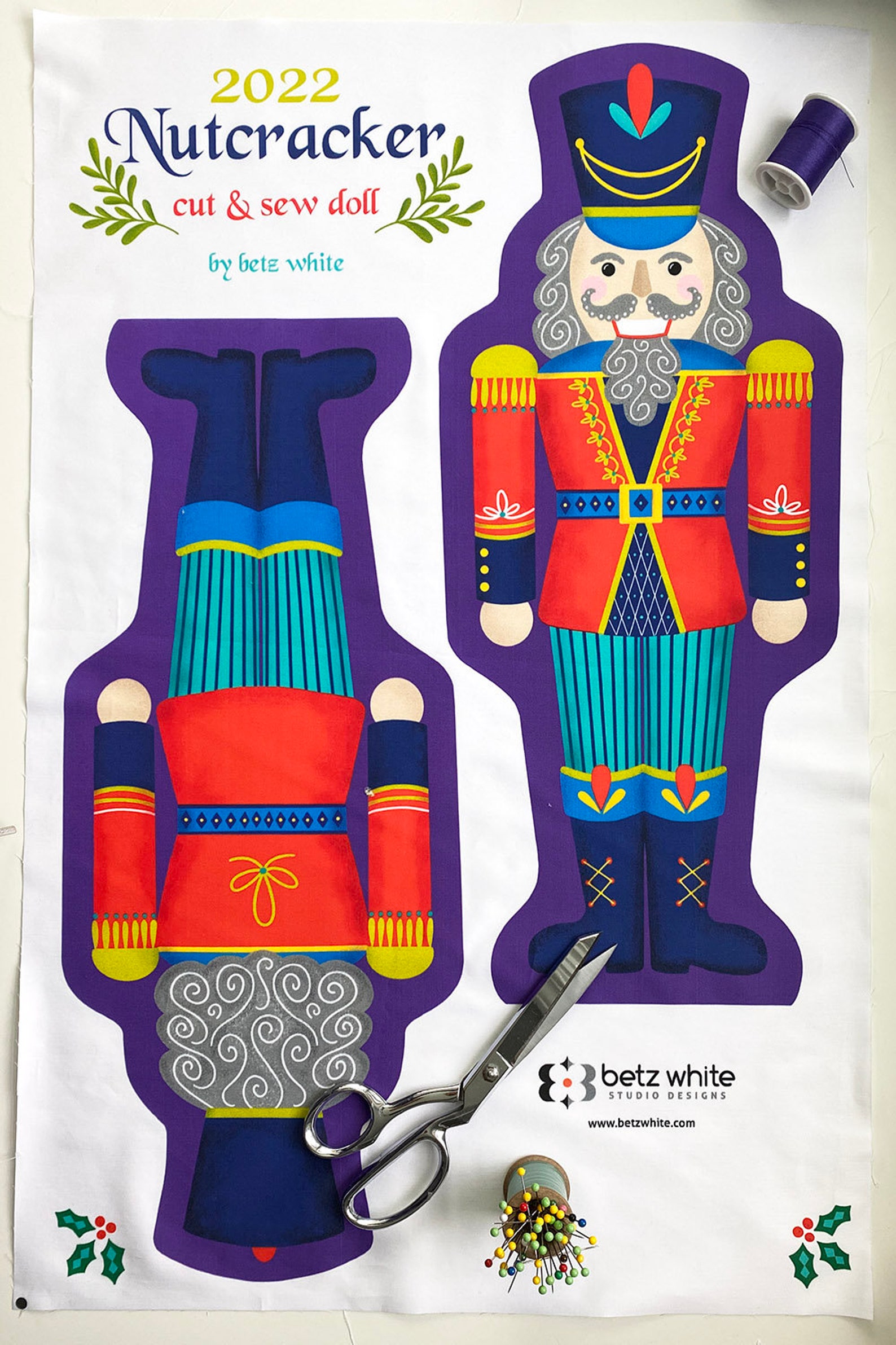 Nutcracker Doll: Cut & Sew Panel - Etsy