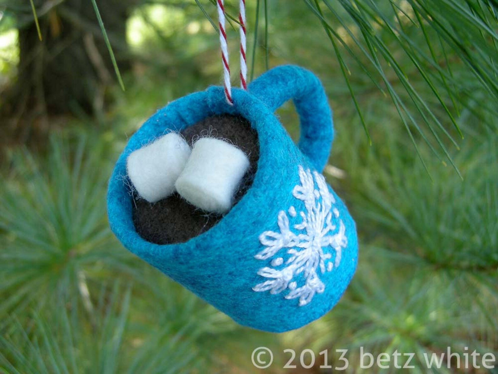 Hot Chocolate Felt Ornament PDF PATTERN - Etsy Canada