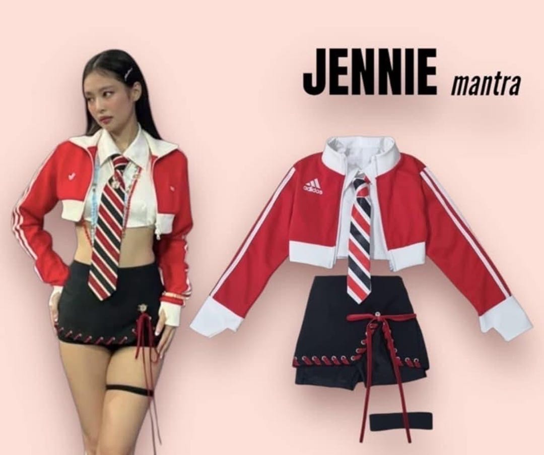 Jennie Mantra Style Outfit Kpop - Etsy
