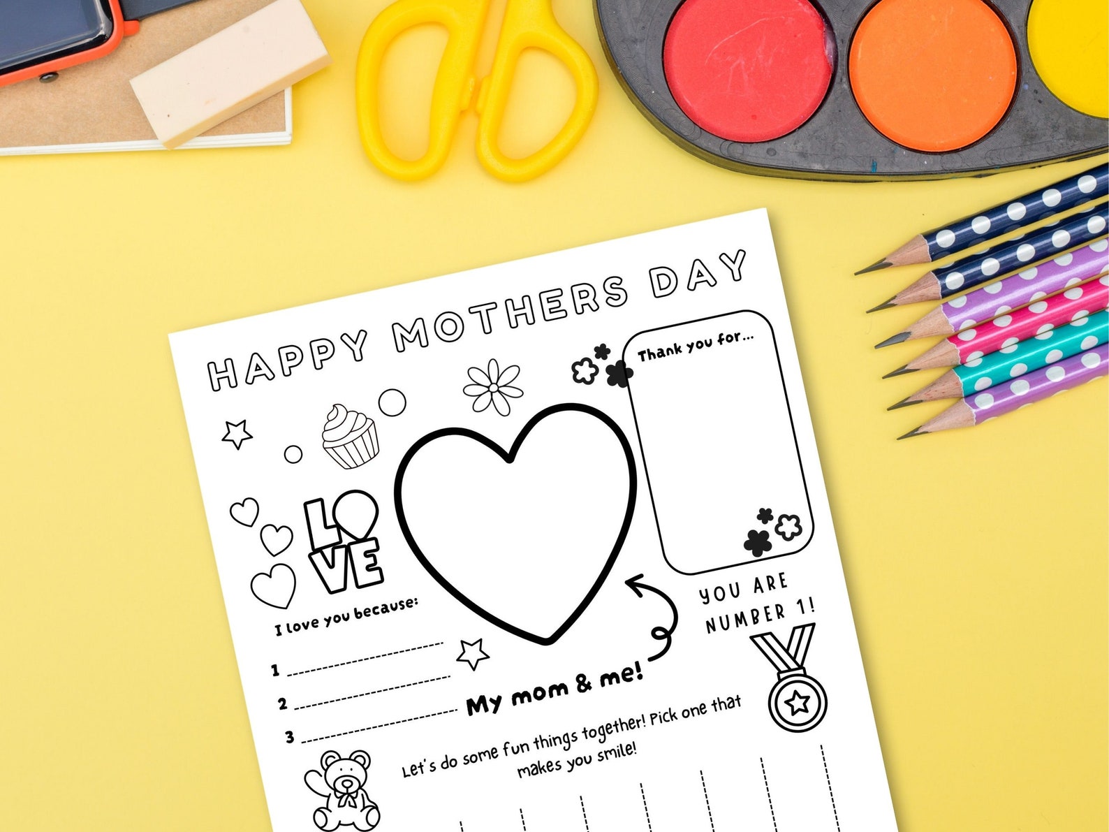 All About My Mom, Mother's Day Activities, Mother's Day Craft for Kids ...
