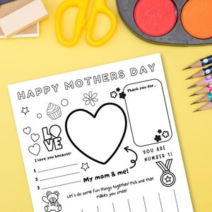 All About My Mom, Mother's Day Activities, Mother's Day Craft for Kids ...