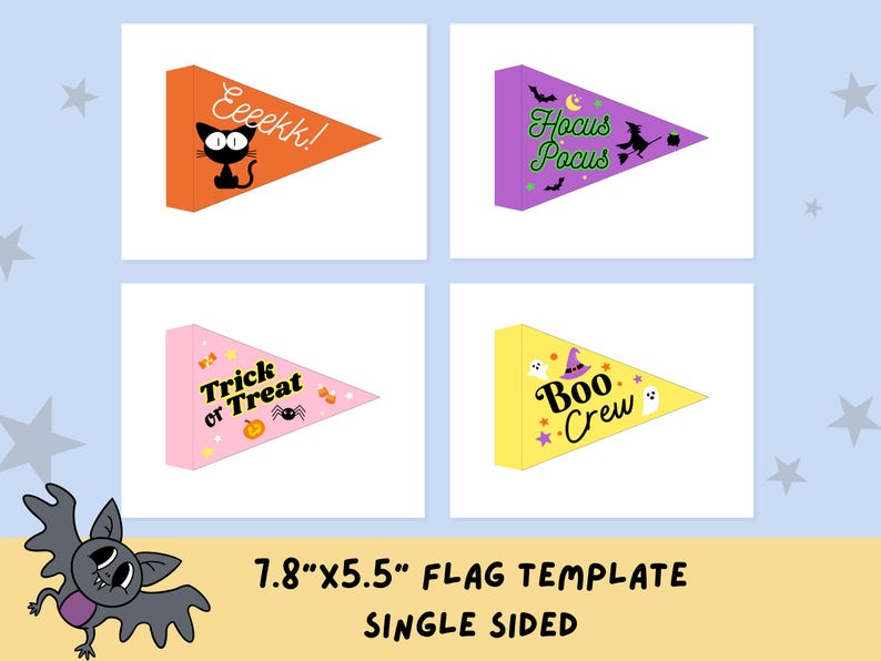 Halloween Pennant Flag Printable, Halloween Party, Kids Boo Basket ...
