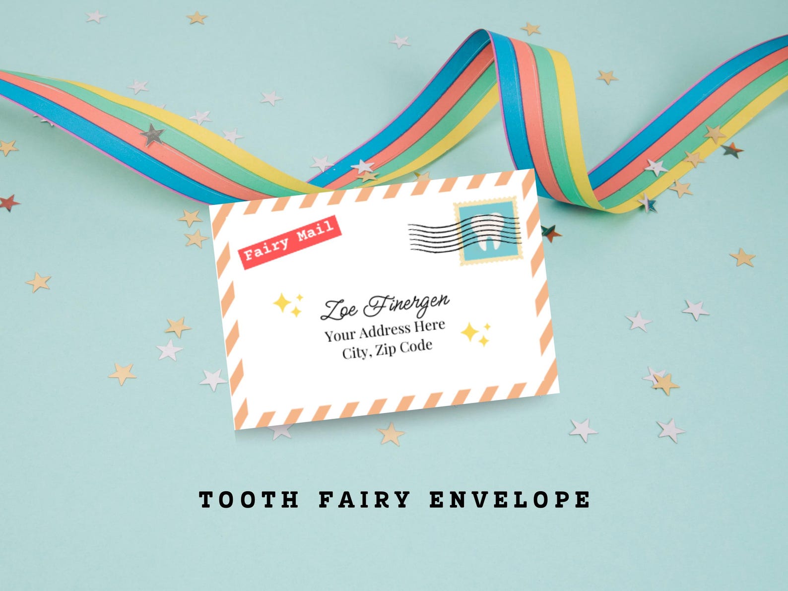 Editable Tooth Fairy Letter Receipt Certificate Set, Mini Tooth Fairy ...