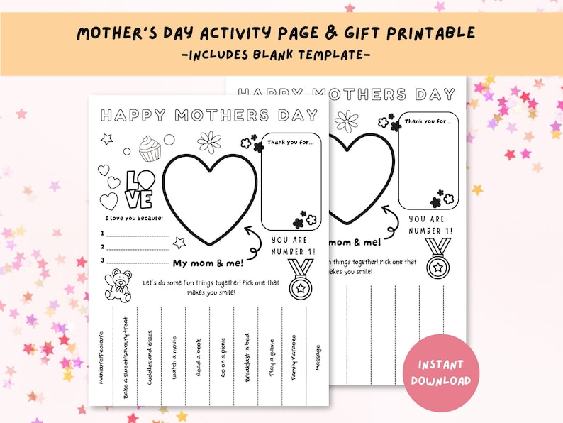 All About My Mom, Mother's Day Activities, Mother's Day Craft for Kids ...