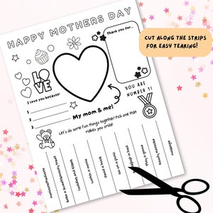 All About My Mom, Mother's Day Activities, Mother's Day Craft for Kids ...