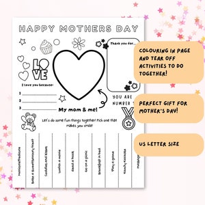 All About My Mom, Mother's Day Activities, Mother's Day Craft for Kids ...
