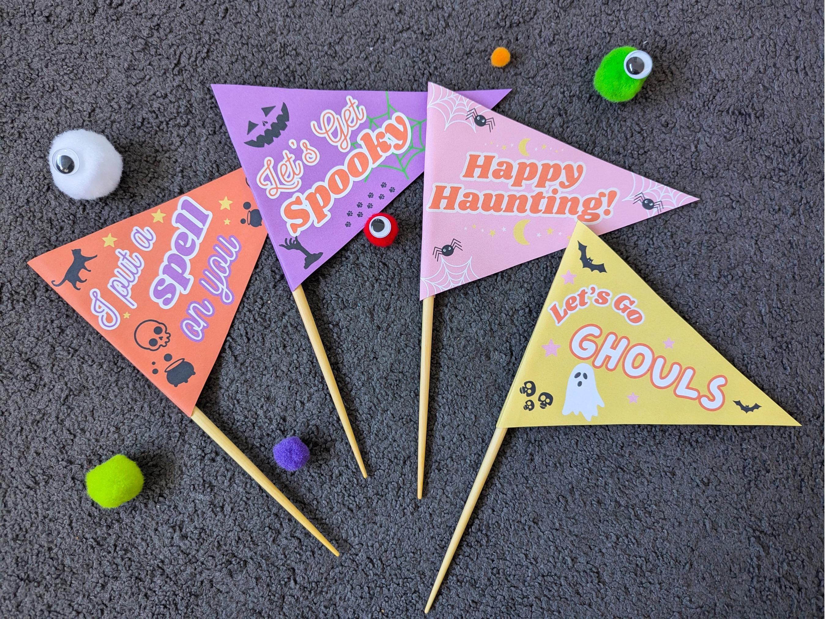 Halloween Pennant Flag Printable, Halloween Party, Kids Boo Basket ...