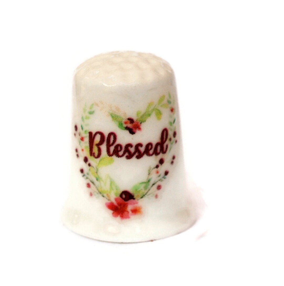 Blessed Thimbles, Collectible Thimbles, Decorative Thimble, Handmade ...