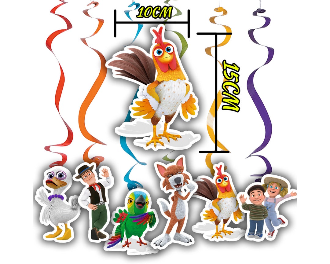 LA GRANJA Tableware Party Cake Topper Cupcake Happy Birthday Supplies ...