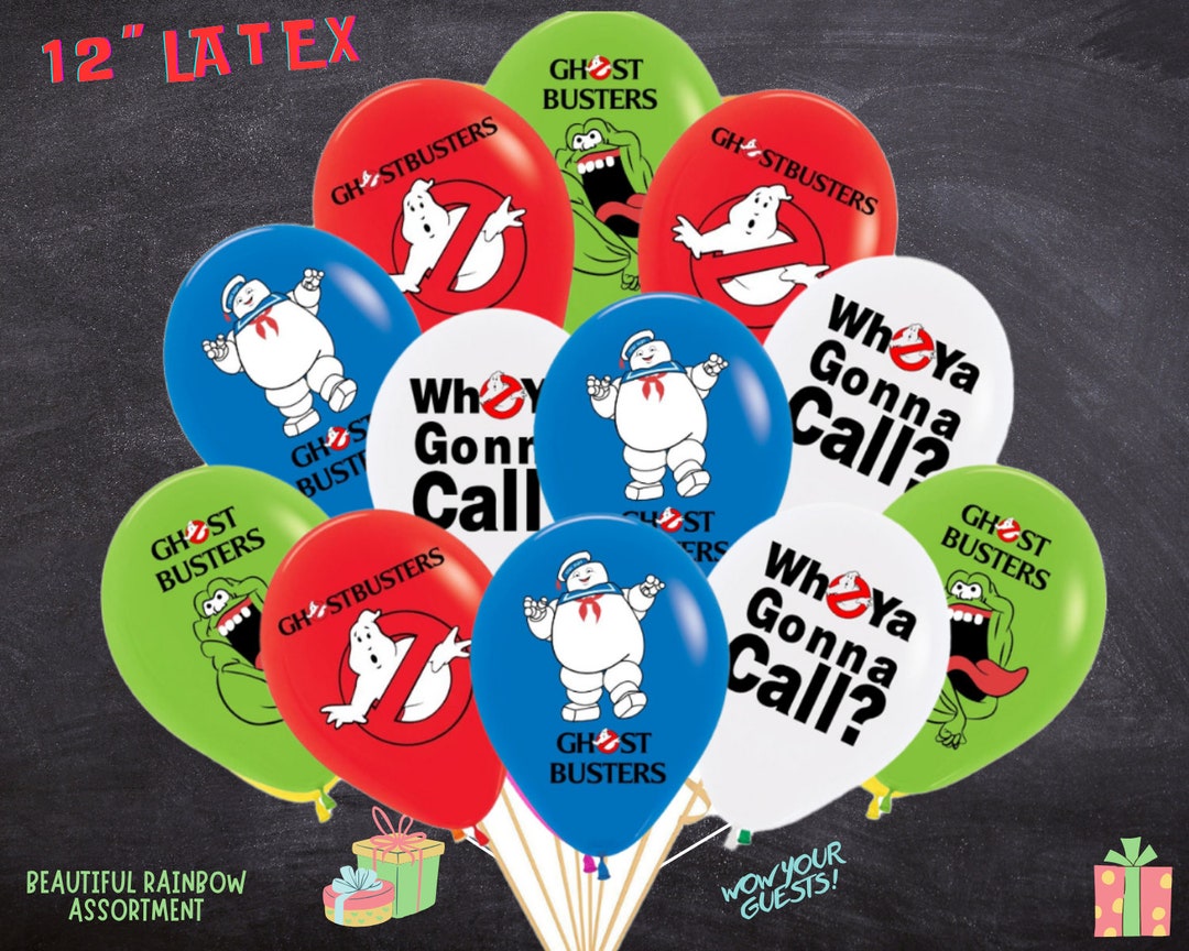Ghostbusters Bouquet Birthday Balloons Supplies Event Celebration ...