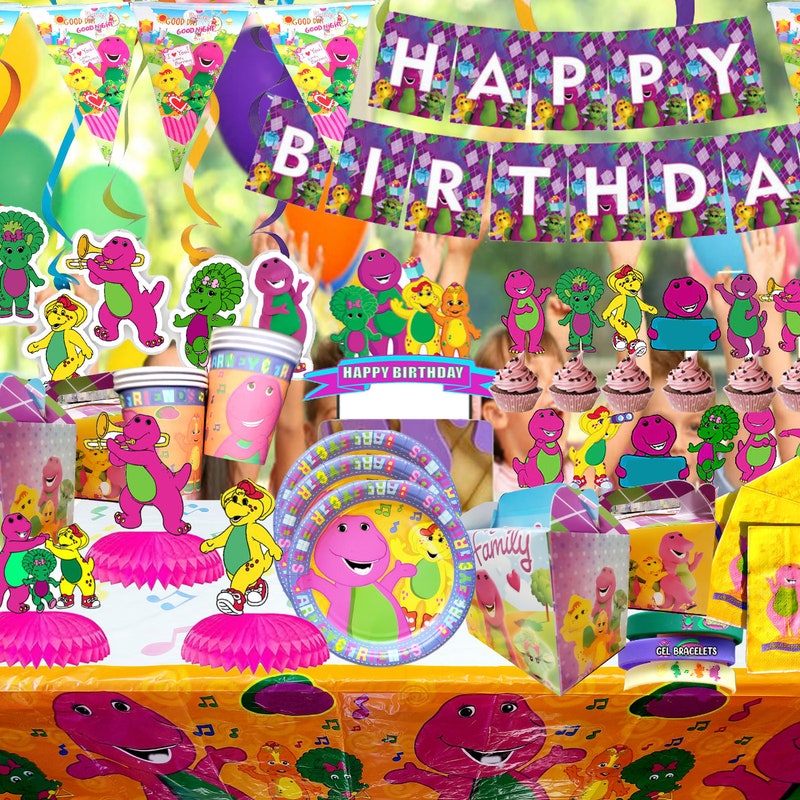 Barney Party - Etsy