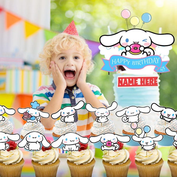 Cinnamorolll Birthday Party Supplies - Etsy