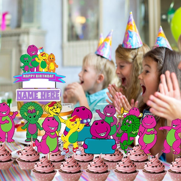 Barney Cake - Etsy
